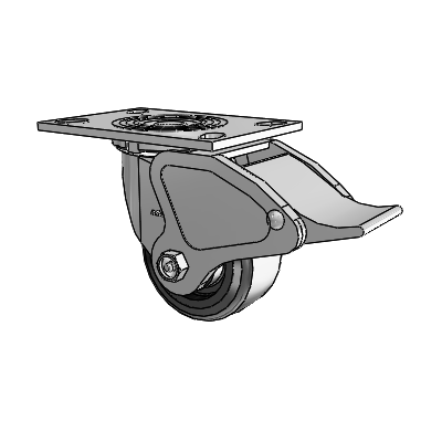 4.04109.4B1 MTG2 BRK4 Colson Swivel Caster