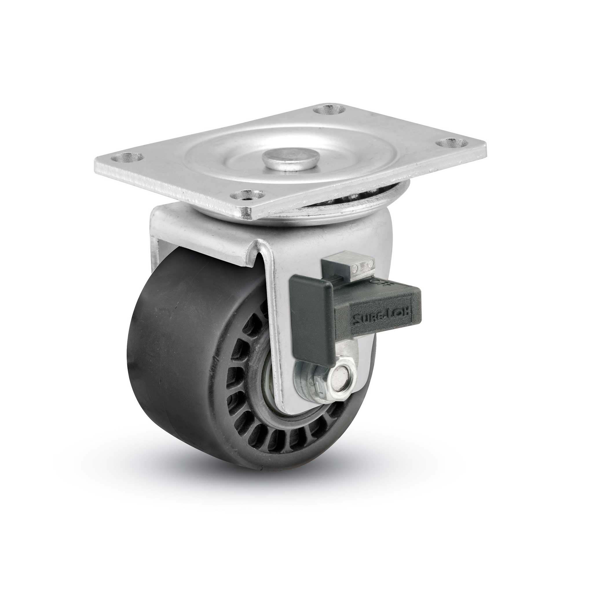 Low-Profile 700 lb. Capacity 3"x1.8125" Glass Filled Nylon Wheel Caste