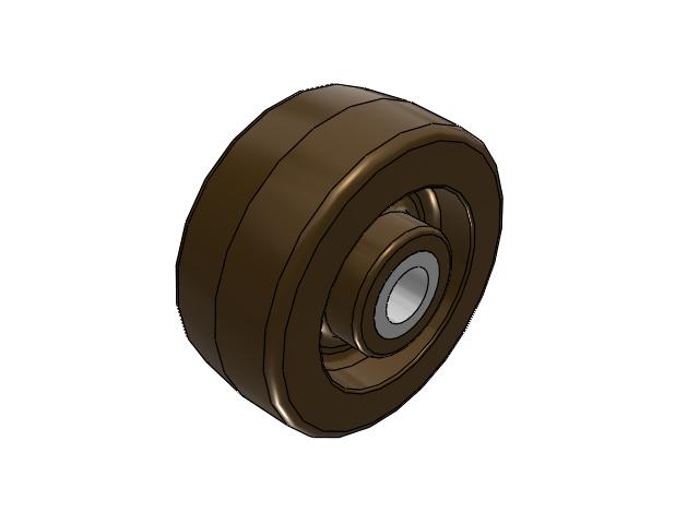 7" x 3" TR High-Heat Phenolic Wheel - TR0750120