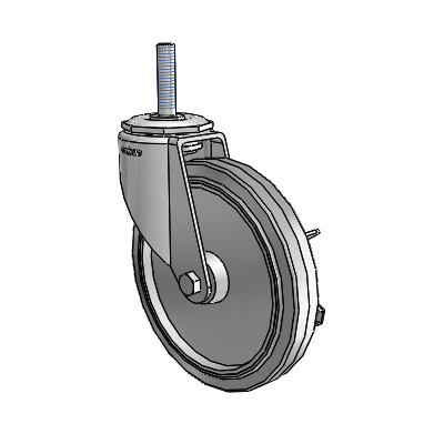 1.05354.441 BRK3 Colson Swivel Caster