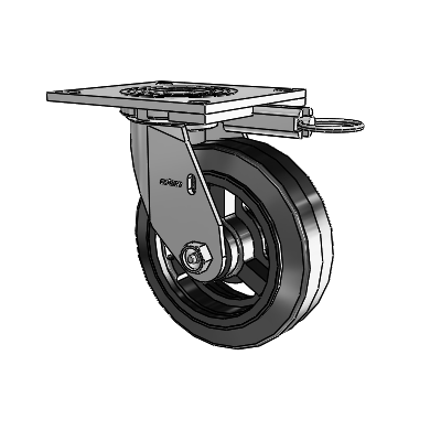 4.06109.645.7 MTG64 LH7.25 Colson Swivel Caster