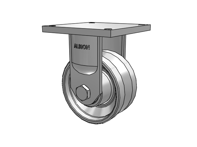 95VH08709RTRL Albion Rigid Caster