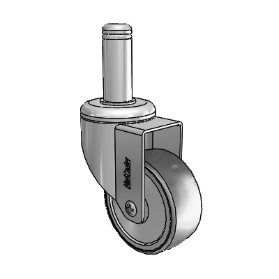 CH-03CRB-125-SW-GR09-CTG MedCaster Swivel Caster