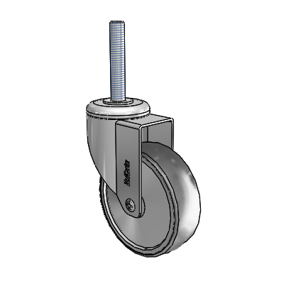 CH-04CRB-125-SW-TS22-CTG MedCaster Swivel Caster