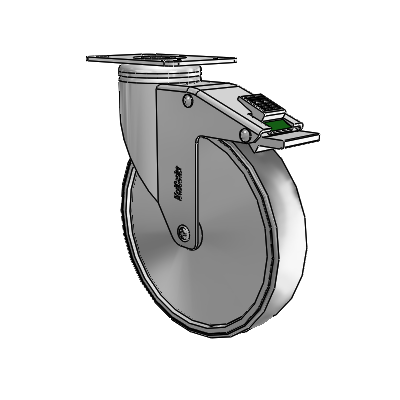 CH-06CRB-125-DL-TP01 MedCaster Swivel Caster