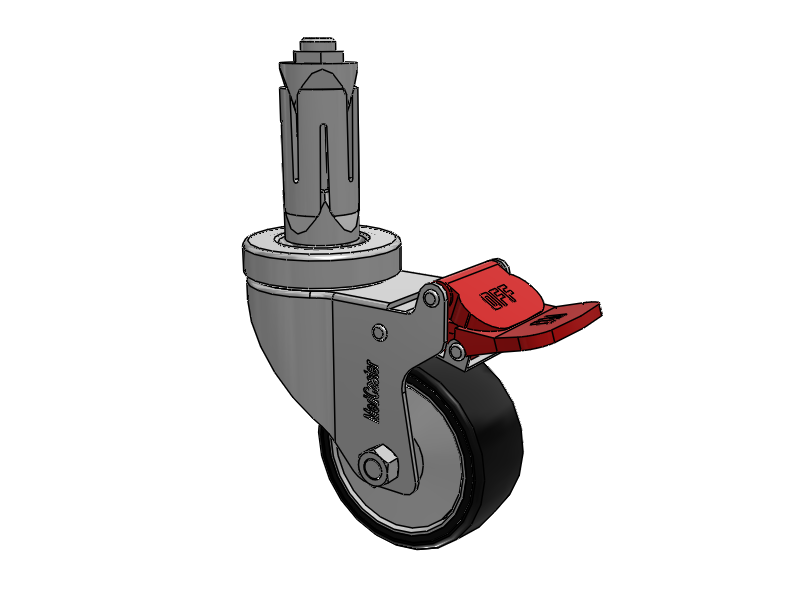 SX-03PYN-125-TL-XRN5-CTG MedCaster Caster