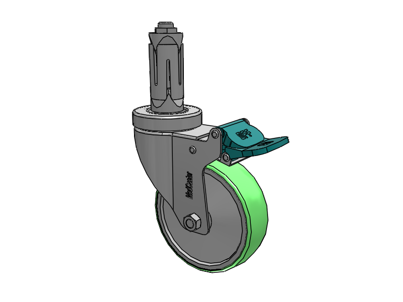 SX-04AMN-125-DL-XRN5 MedCaster Caster
