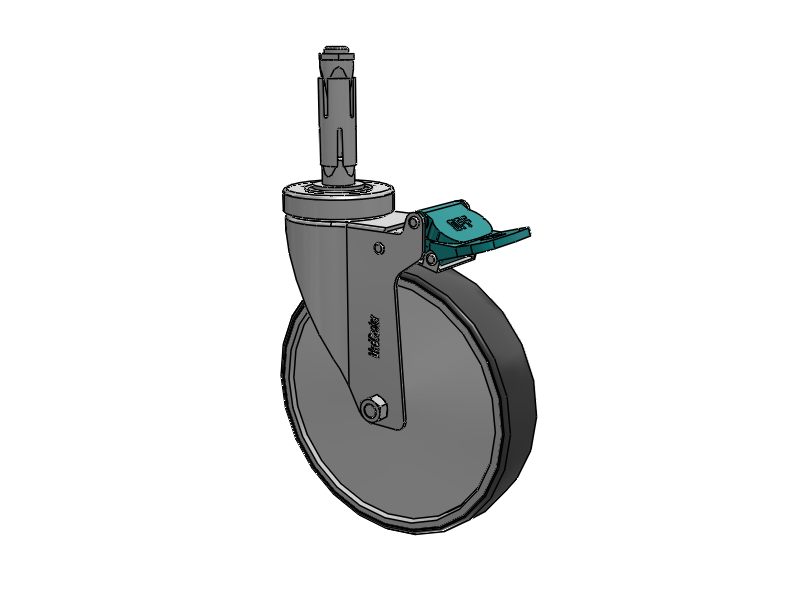 SX-06TPX-125-DL-XSN1-CTG MedCaster Caster